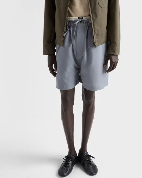 Prada Mohair Wool Bermudas