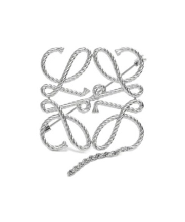 Loewe Broche Anagram - Silver