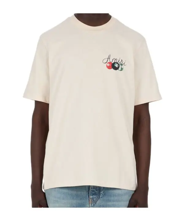 Amiri Logo Printed Crewneck T-shirt
