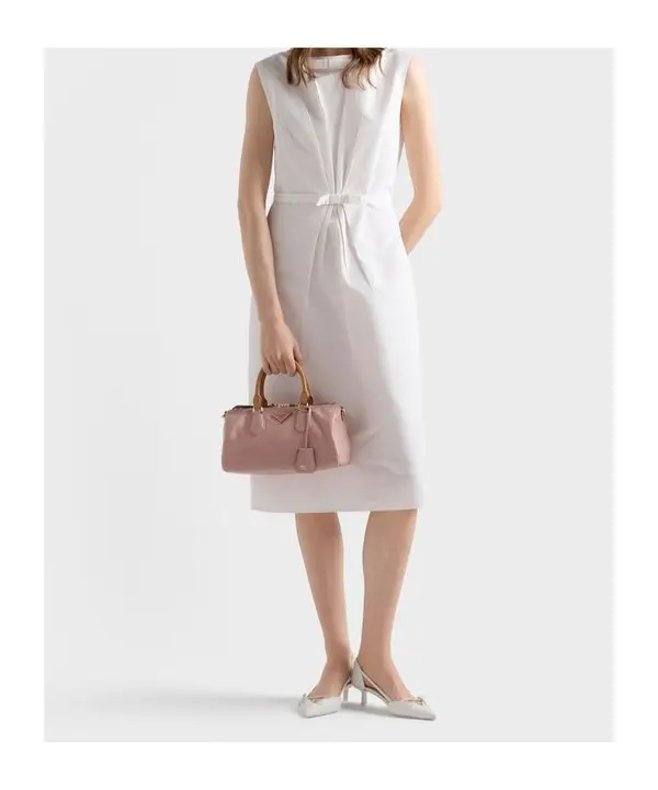 Prada Evasion Small Leather Top-handle Bag