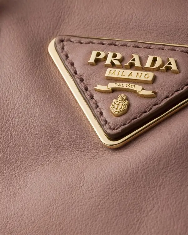 Prada Evasion Small Leather Top-handle Bag