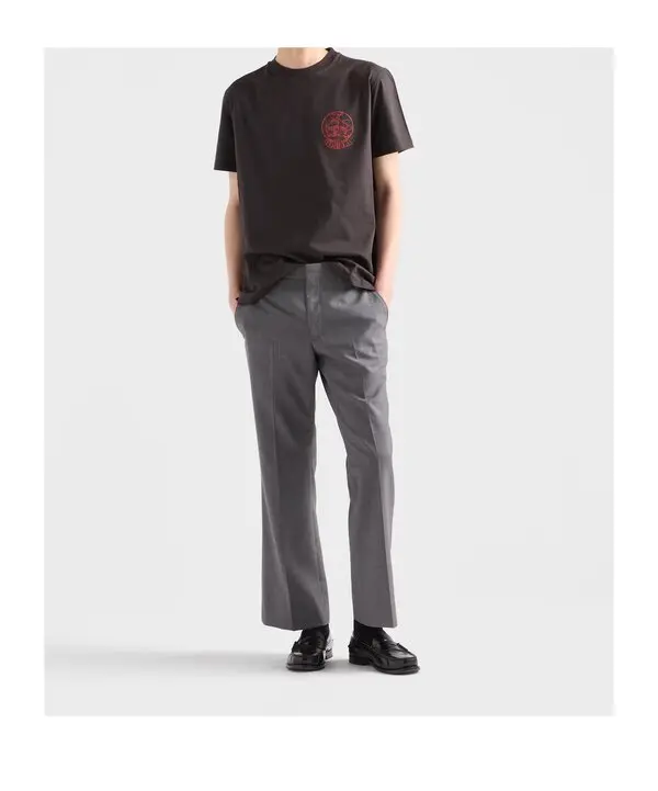Prada Printed Cotton T-shirt