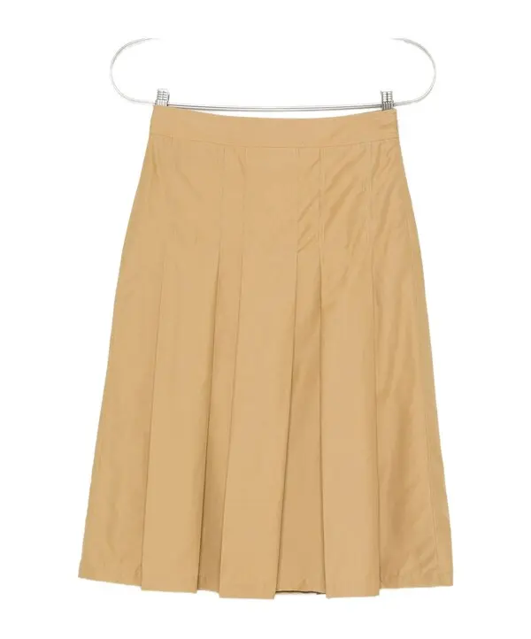Prada Pleated Midi Skirt