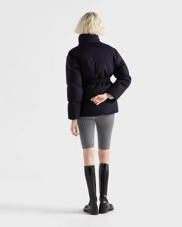 Prada High-neck Belted Jacket