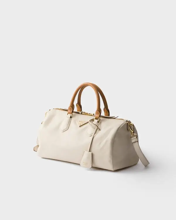 Prada Evasion Large Leather Top-handle Bag