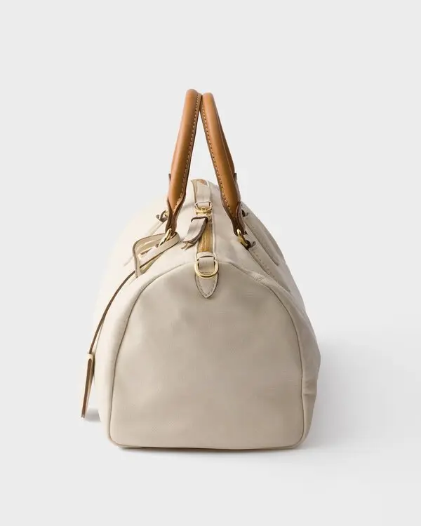 Prada Evasion Large Leather Top-handle Bag