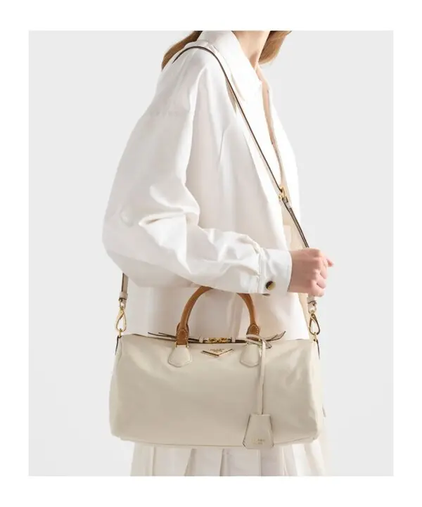 Prada Evasion Large Leather Top-handle Bag