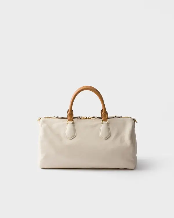 Prada Evasion Large Leather Top-handle Bag