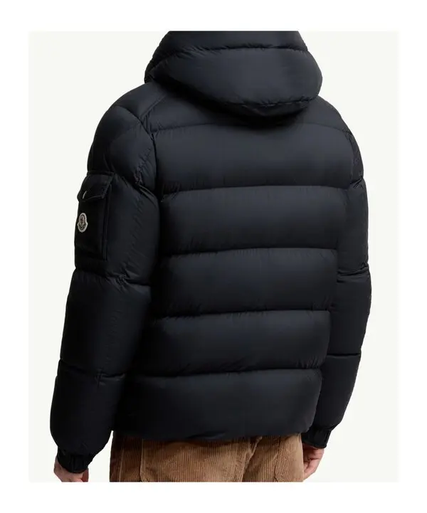 Moncler Maya 70 Hooded Short Down Jacket - Night Blue