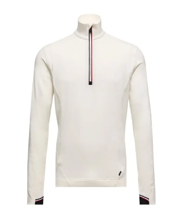 Moncler Polartec Half-zip Sweatshirt - White