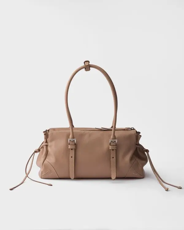 Prada Karin Medium Antiqued Leather Tote Bag