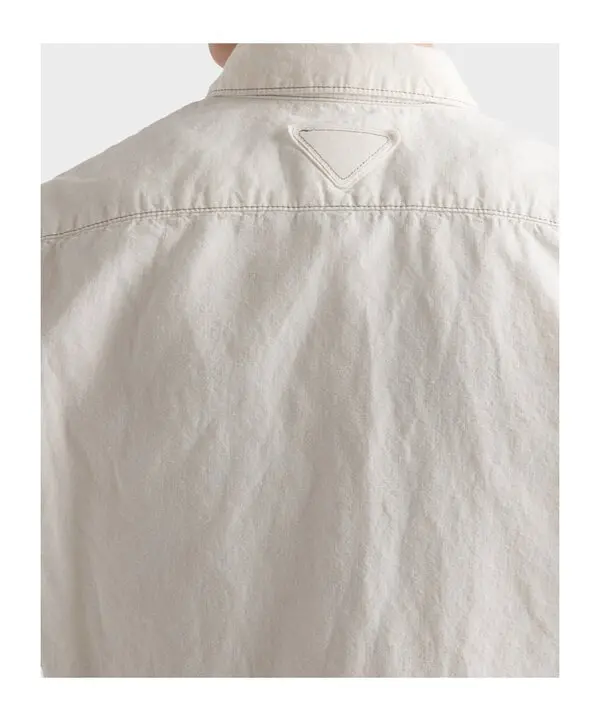 Prada Short-sleeved Chambray Shirt