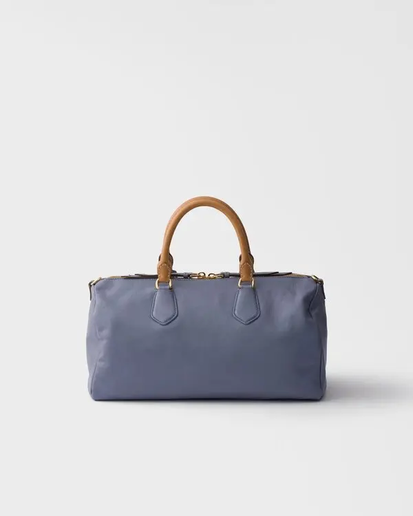 Prada Evasion Large Leather Top-handle Bag