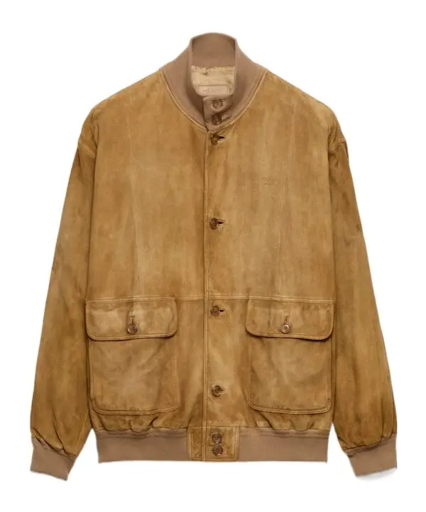 Prada Suede Blouson Jacket