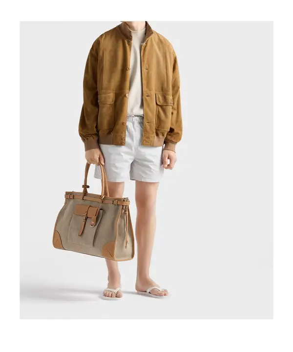 Prada Suede Blouson Jacket