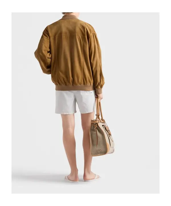 Prada Suede Blouson Jacket