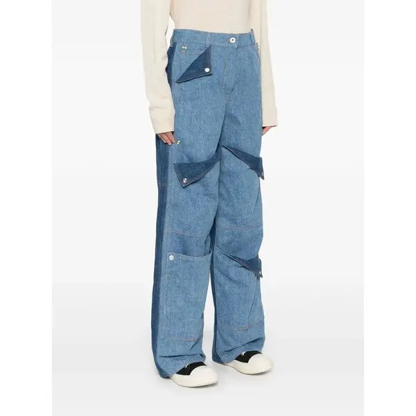 Kenzo Japanese Denim Multipocket Cargo Jeans