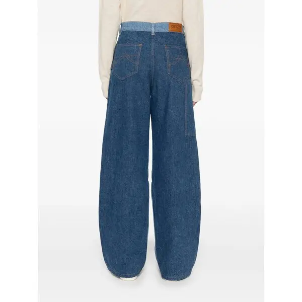 Kenzo Japanese Denim Multipocket Cargo Jeans