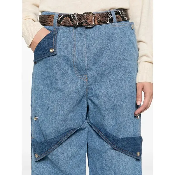 Kenzo Japanese Denim Multipocket Cargo Jeans