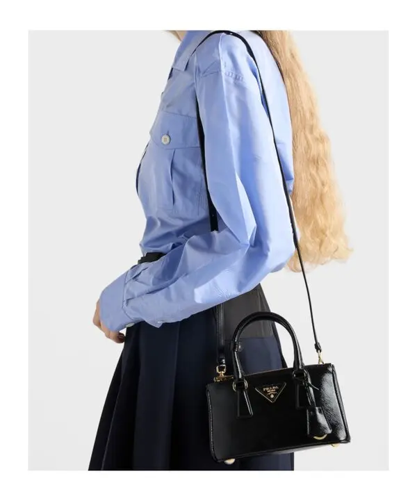 Prada Galleria Patent Saffiano Leather Mini-bag