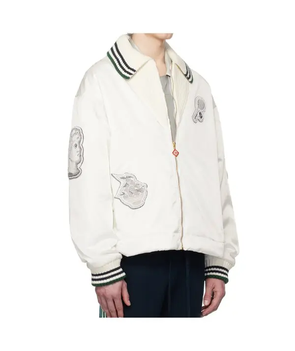 Casablanca Lapel Long Sleeve Jacket