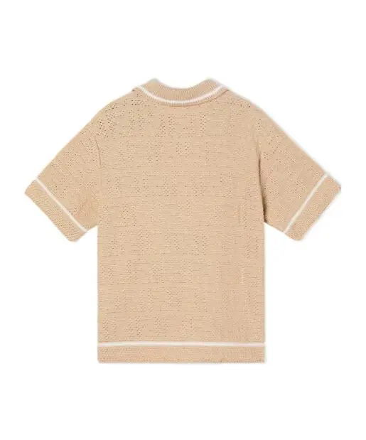 Fendi Short Sleeve Button-up Shirt With Ff Logo