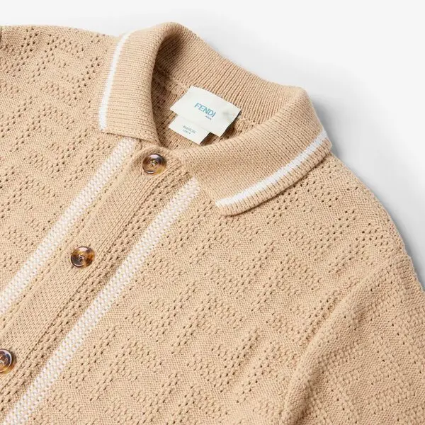Fendi Short Sleeve Button-up Shirt With Ff Logo