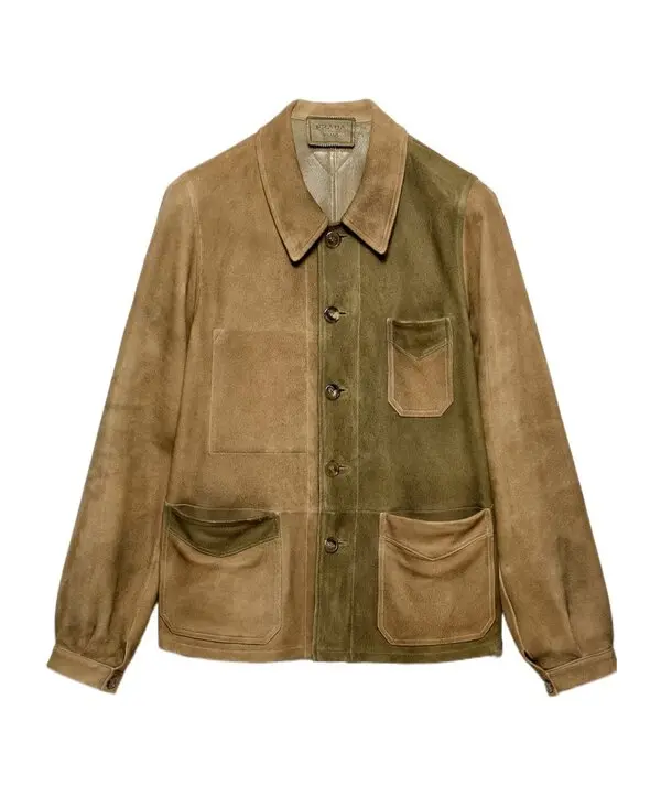 Prada Suede Blouson Jacket