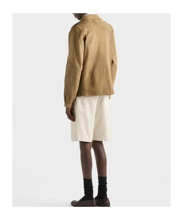 Prada Suede Blouson Jacket