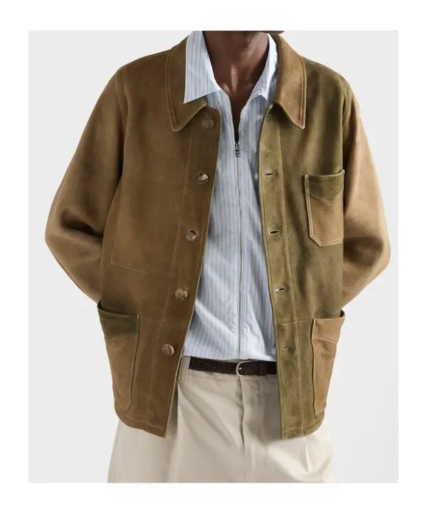 Prada Suede Blouson Jacket