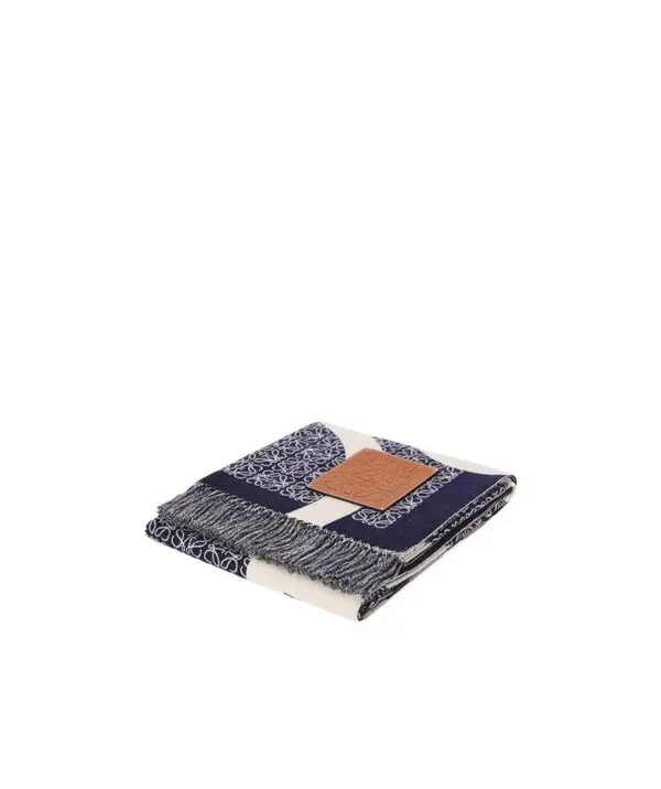 Loewe Anagram Blanket In Wool