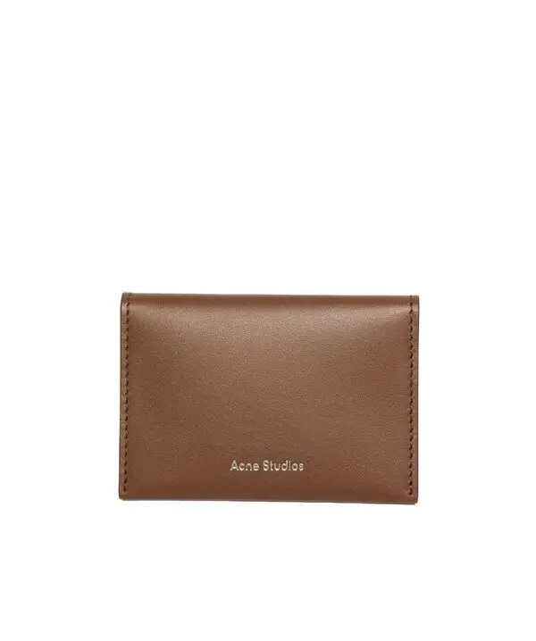 Acne Studios Logo Printed Folded Cardholder