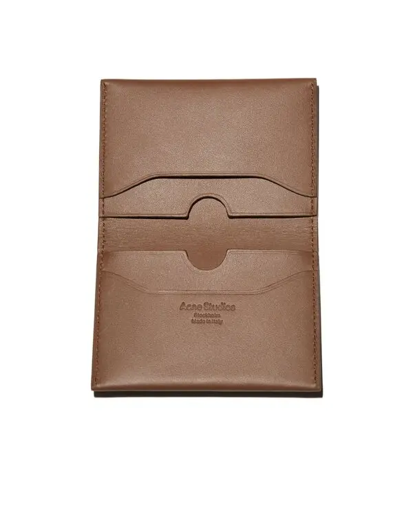 Acne Studios Logo Printed Folded Cardholder