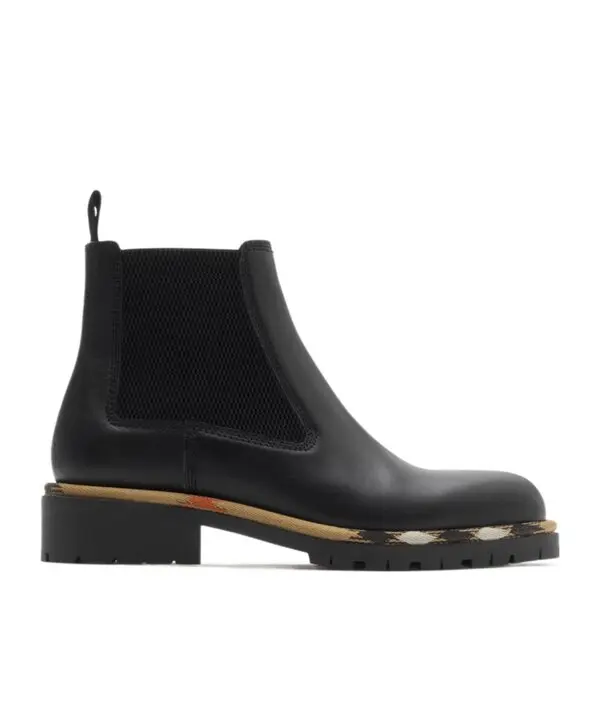 Burberry Leather Chelsea Boots