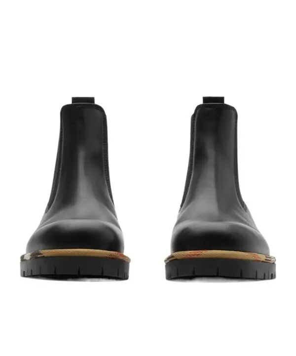 Burberry Leather Chelsea Boots