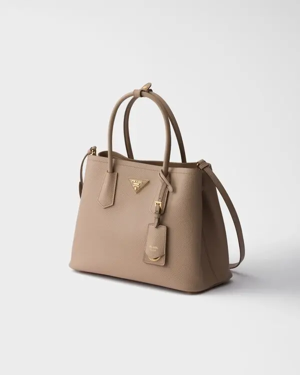 Prada Double Medium Saffiano Leather Bag