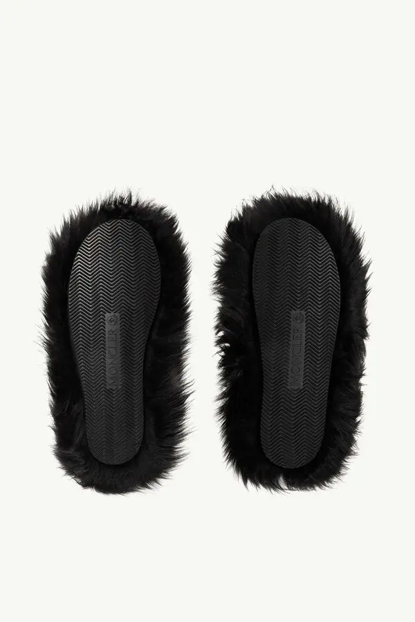 Moncler Shearling Flats