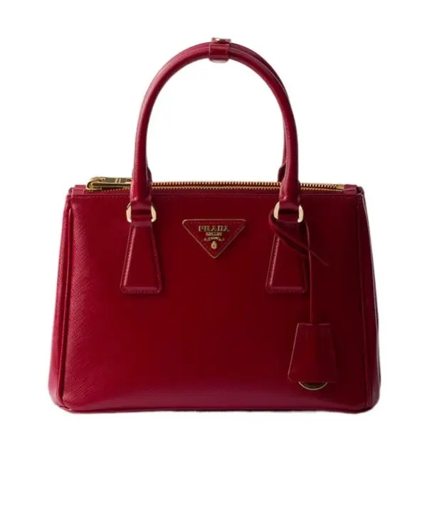 Prada Galleria Small Patent Saffiano Leather Bag