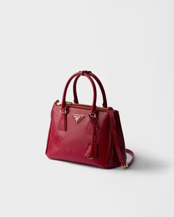 Prada Galleria Small Patent Saffiano Leather Bag