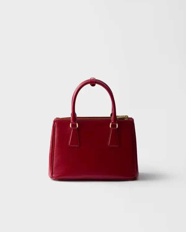 Prada Galleria Small Patent Saffiano Leather Bag