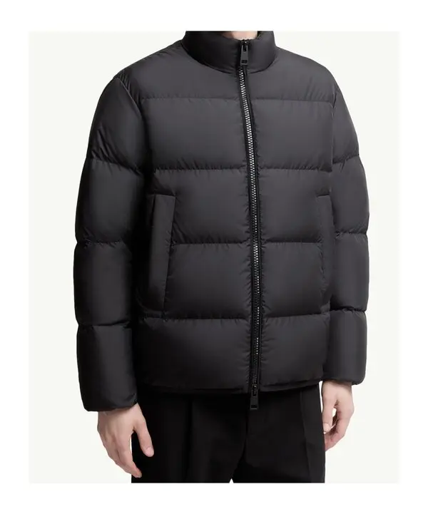 Moncler Quilted Down Jacket With Zip Closure