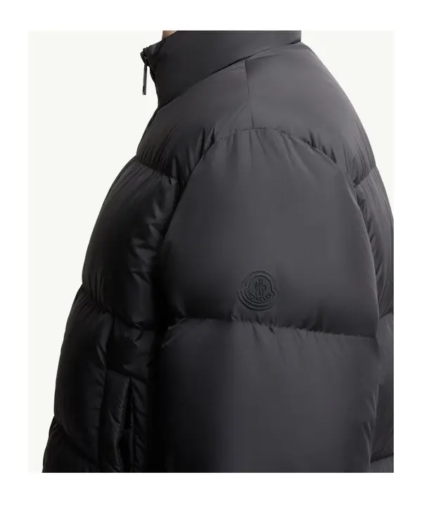 Moncler Quilted Down Jacket With Zip Closure