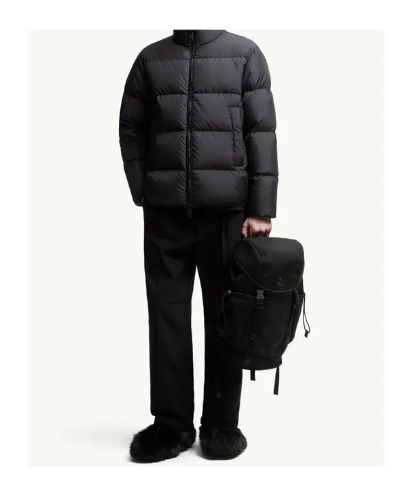 Moncler Quilted Down Jacket With Zip Closure