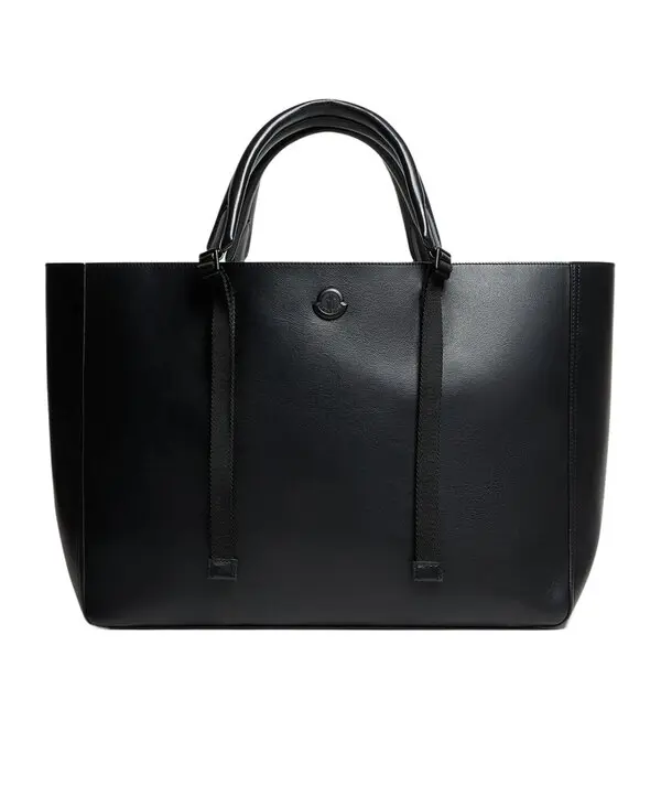 Moncler Carlo Leather Tote Bag