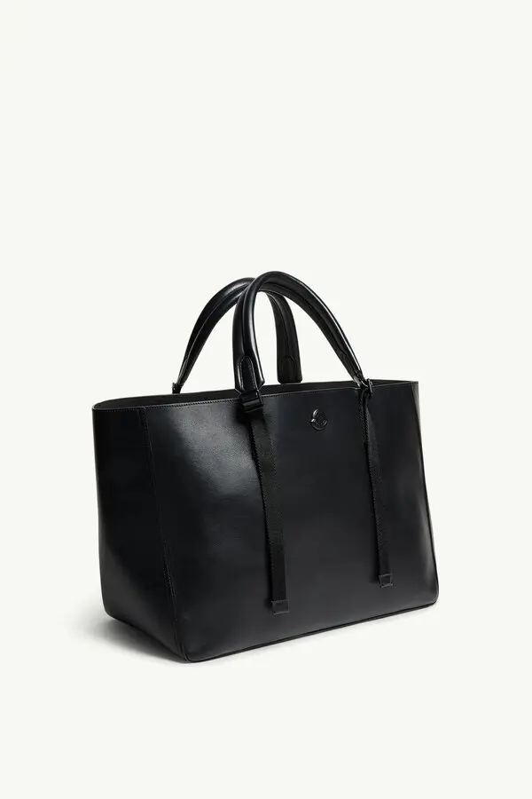 Moncler Carlo Leather Tote Bag