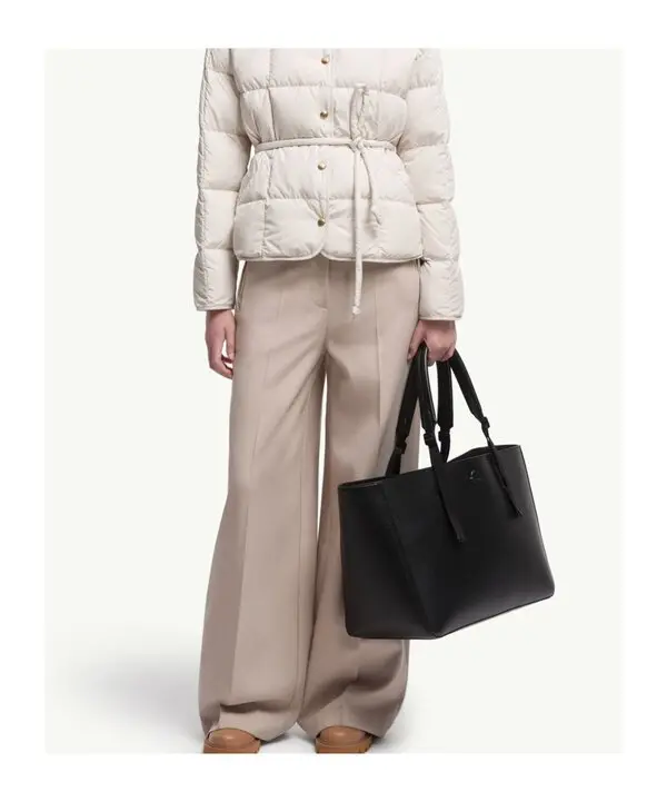 Moncler Carlo Leather Tote Bag