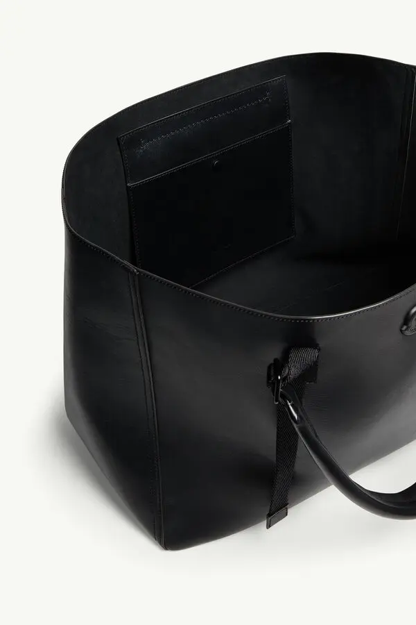 Moncler Carlo Leather Tote Bag
