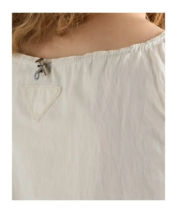 Prada Sleeveless Technical Pongé Mini-dress - Ivory