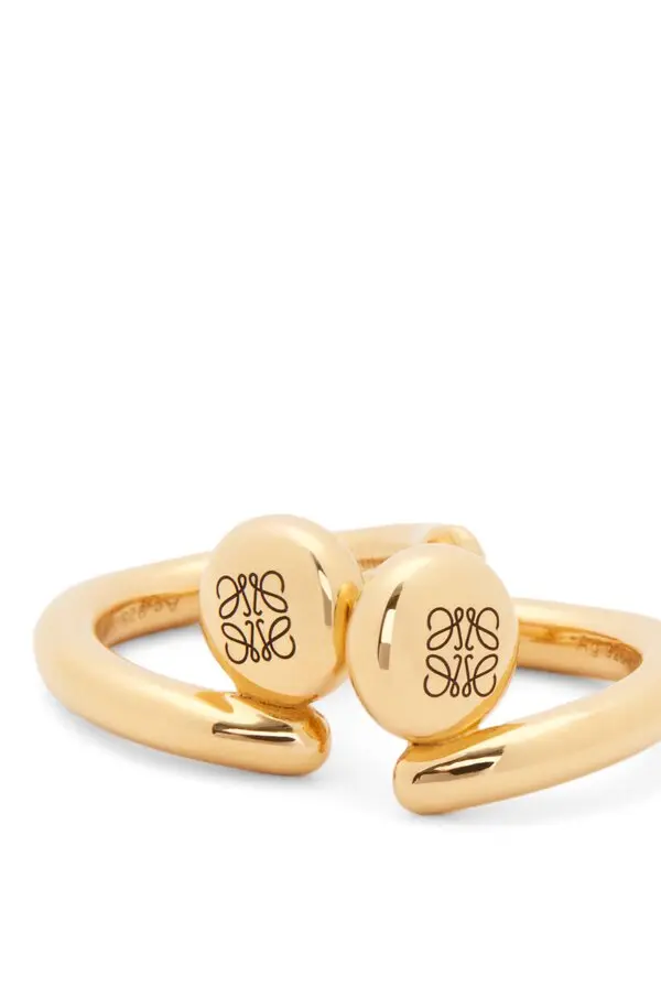 Loewe Anagram Pebble Mini Hoop Earrings
