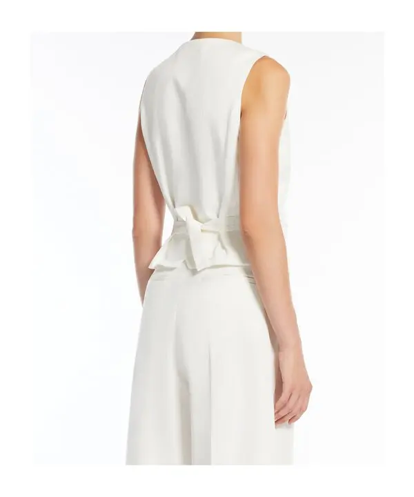 Max Mara Mirella V-neck Button-up Waistcoat